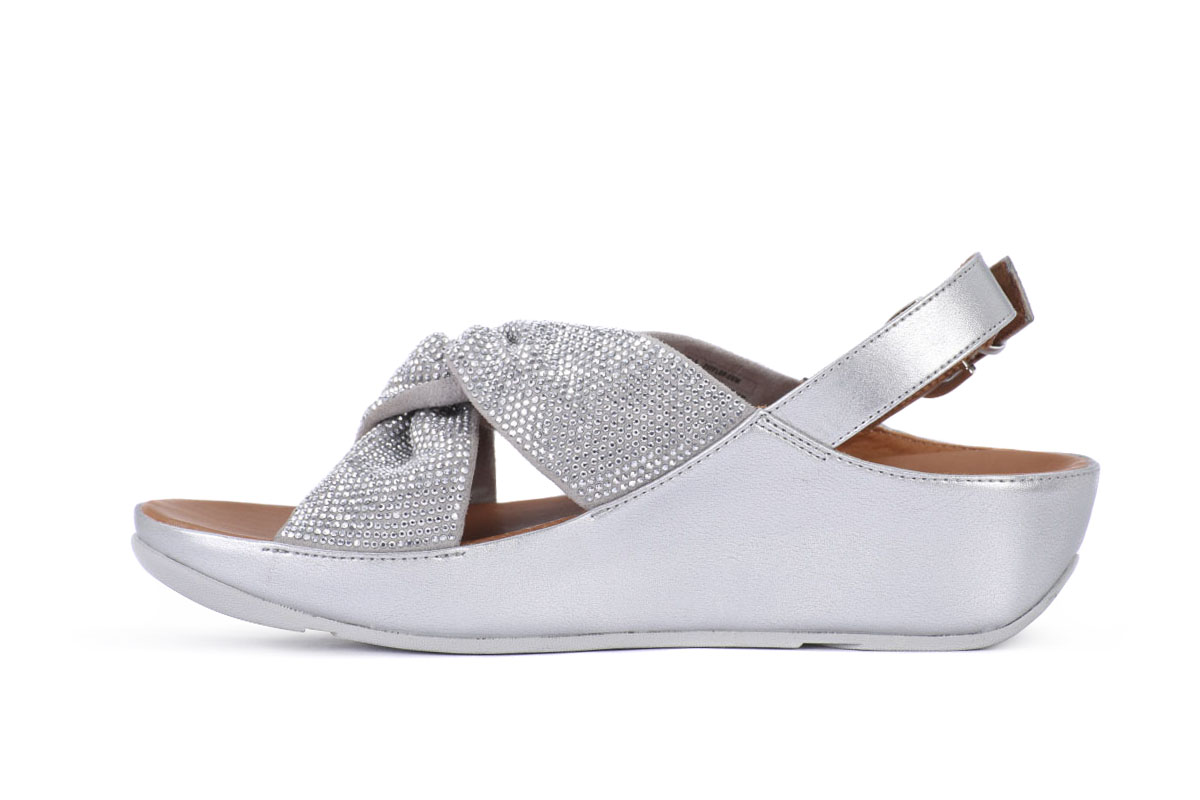 FIT FLOP TWISS CRYSTAL SILVER | Comunello